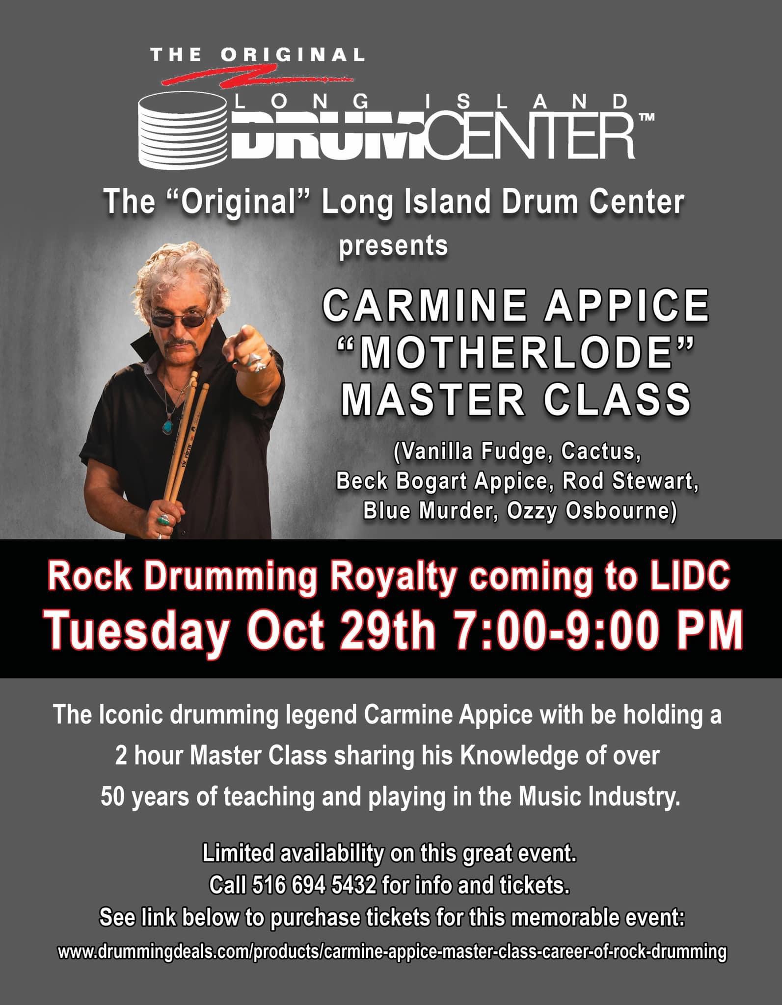Carmine Appice Official Site